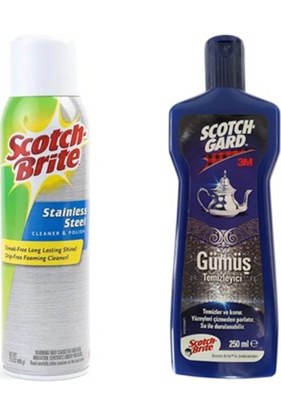 Scotch Brite Scotchgard Gümüş ve Çelik Parlatıcı
