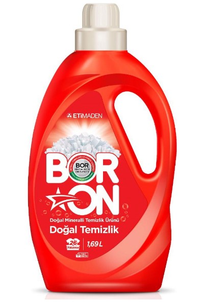 Boron Sıvı Doğal Temizlik Beyazlar İçin Doğal Mineralli Temizlik Ürünü 1690 ml Boron Sıvı Doğal Temizlik Beyazlar İçin Doğal Mineralli Temizlik Ürünü 1690 ml