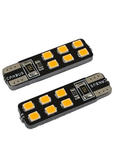 Space T10 Led Ampul Canbus'lı Turuncu 2'li Set 12V / LAAM626-3 Space T10 Led Ampul Canbus'lı Turuncu 2'li Set 12V / LAAM626-3