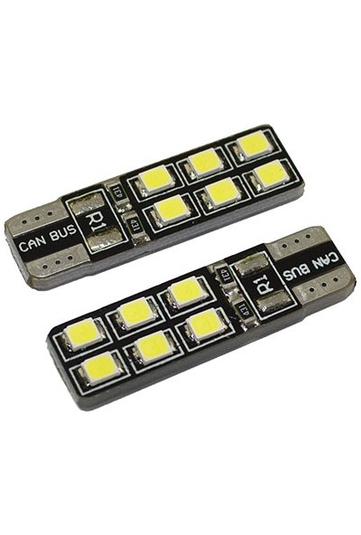 Space Led Ampul Dipsiz T10-12SMD Beyaz 2'li Set 24V / LAAM640 Space Led Ampul Dipsiz T10-12SMD Beyaz 2'li Set 24V / LAAM640