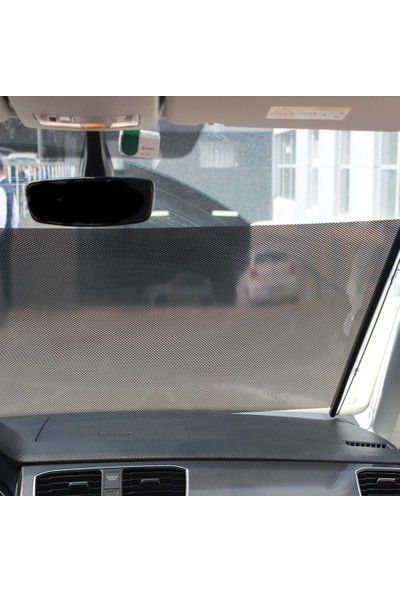 Space Ön Cam Perdesi Pvc 58x125cm Siyah / PEON51-1