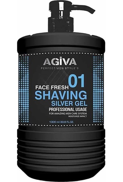 Agiva Traş Jeli Silver 1000 ml Agiva Traş Jeli Silver 1000 ml