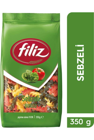Filiz Sebzeli Burgu Makarna 350 gr
