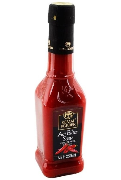Kemal Kükrer Acı Sos Cam Şişe 250 ml Kemal Kükrer Acı Sos Cam Şişe 250 ml