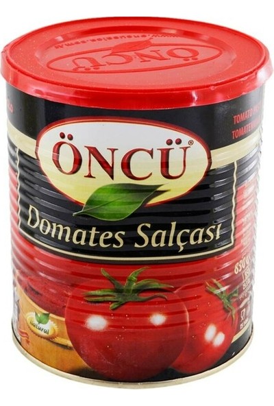 Öncü Domates Salça Teneke Kutu 830 gr