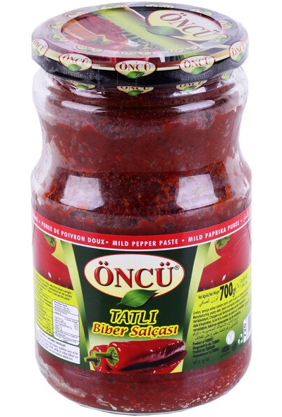 Öncü Tatlı Biber Salçası Cam Kavanoz 700 gr