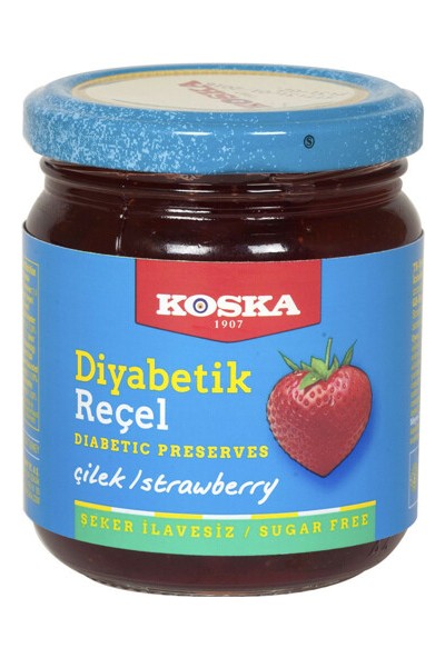 Koska Light Reçel 240 Gr Çilek Şekersiz Koska Light Reçel 240 Gr Çilek Şekersiz