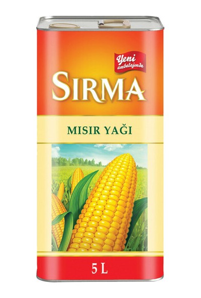 Sırma Mısır Yağı 5 lt Teneke Sırma Mısır Yağı 5 lt Teneke