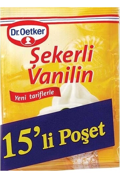Dr.Oetker Şekerli Vanilin 15'li 75 gr