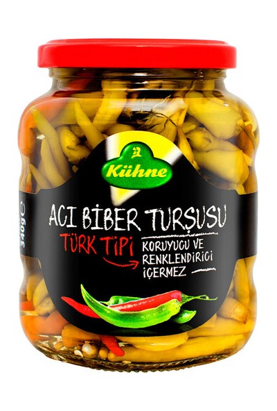 Kühne Acı Biber Turşusu 370 ml