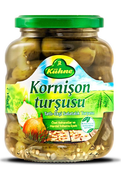 Kühne Alman Tipi Kornişon Turşu 370 ml Kühne Alman Tipi Kornişon Turşu 370 ml