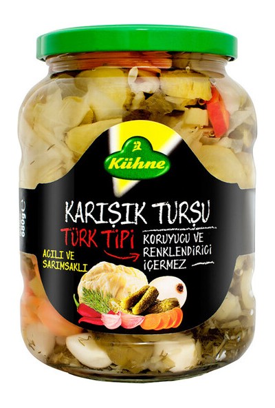 Kühne Türk Tipi Karışık Turşu 720 ml Kühne Türk Tipi Karışık Turşu 720 ml
