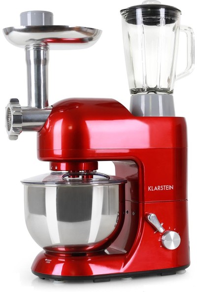 Klarstein Lucia Rossa Stand Mikser ve Blender ve Kıyma Makinesi Klarstein Lucia Rossa Stand Mikser ve Blender ve Kıyma Makinesi