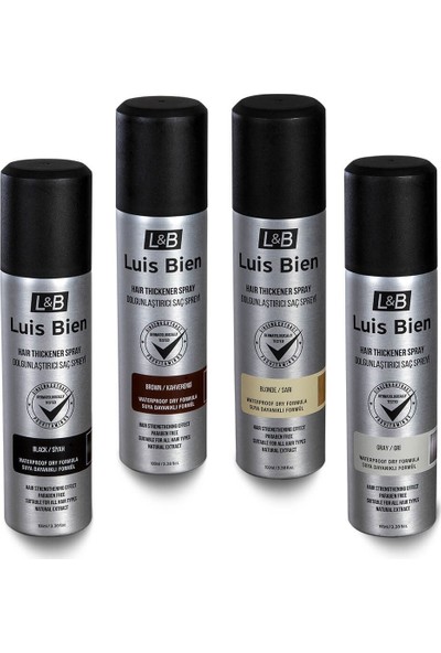 Luis Bien 2 Adet Hair Fiber Dolgunlaştırıcı Saç Spreyi - 2 x 100 Ml Luis Bien 2 Adet Hair Fiber Dolgunlaştırıcı Saç Spreyi - 2 x 100 Ml