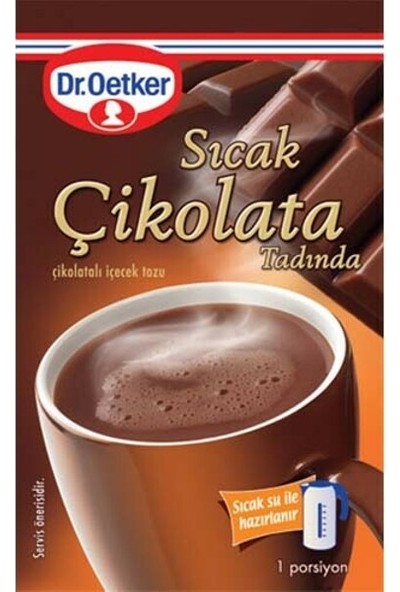 Dr.Oetker Sıcak Çikolata Tadında Çikolata İçecek Tozu 27 gr