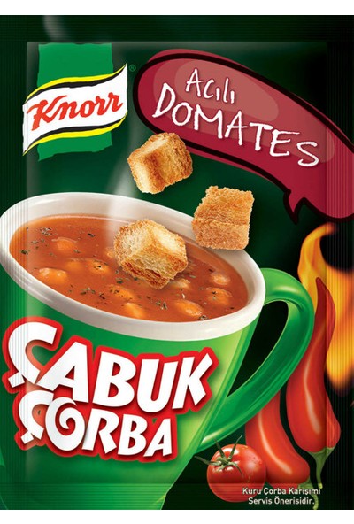 Knorr Çabuk Çorba Acılı Domates 22 Gr Knorr Çabuk Çorba Acılı Domates 22 Gr