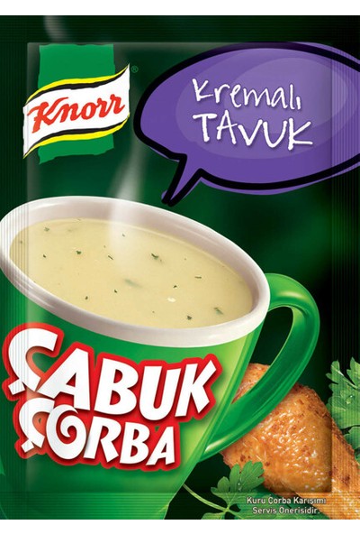 Knorr Çabuk Çorba Kremalı Tavuk 18 gr Knorr Çabuk Çorba Kremalı Tavuk 18 gr