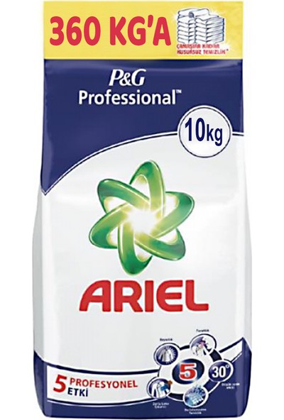Ariel Matik Toz Deterjan Beyazlar Için 10 kg Ariel Matik Toz Deterjan Beyazlar Için 10 kg