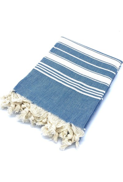 Kashni Alaçatı Peştemal - Mavi