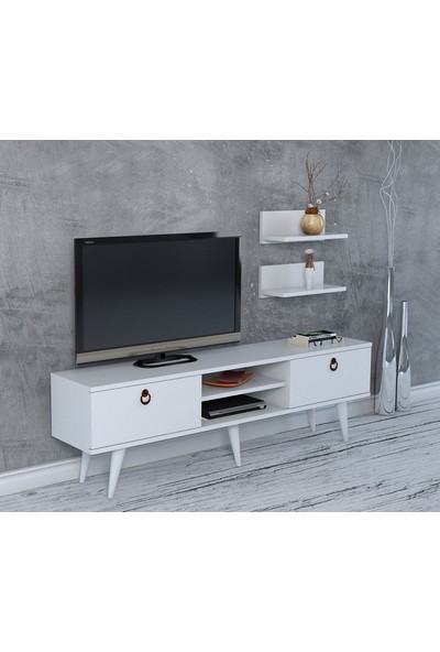 Cantek Milano Tv Ünitesi Beyaz
