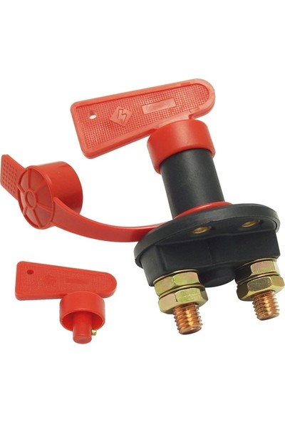 Autoline Akü Şalteri Devre Kesici 12V-24V 300A Çift Anahtarlı Autoline Akü Şalteri Devre Kesici 12V-24V 300A Çift Anahtarlı