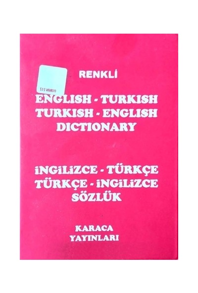 İngilizce-Türkçe Türkçe- İngilizce Sözlük