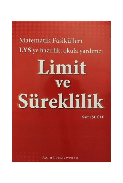 Limit ve Süreklilik