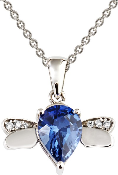 Clavis Jewelry Pırlantalı Arı Kolye 8 Ayar