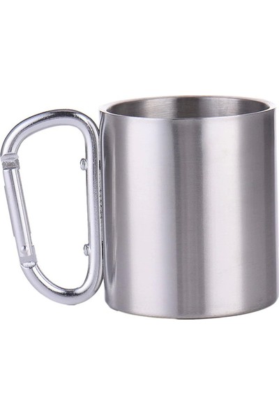 Weather Forecast Karamina Çift Kat Çelik Kahve Kamp Bardağı Fincanı CIN230 220 ml