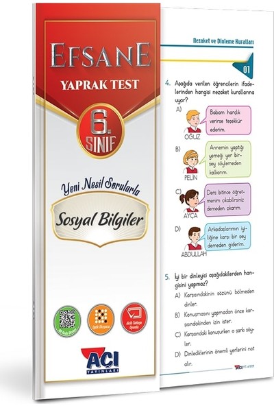 Açı 6. Sınıf Sosyal Bilgiler Çek Kopart Yaprak Test Açı 6. Sınıf Sosyal Bilgiler Çek Kopart Yaprak Test