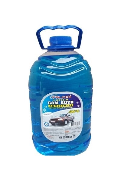 Falken Antifirizli Mavi Cam Suyu 5 Litre. -30 Derece Falken Antifirizli Mavi Cam Suyu 5 Litre. -30 Derece