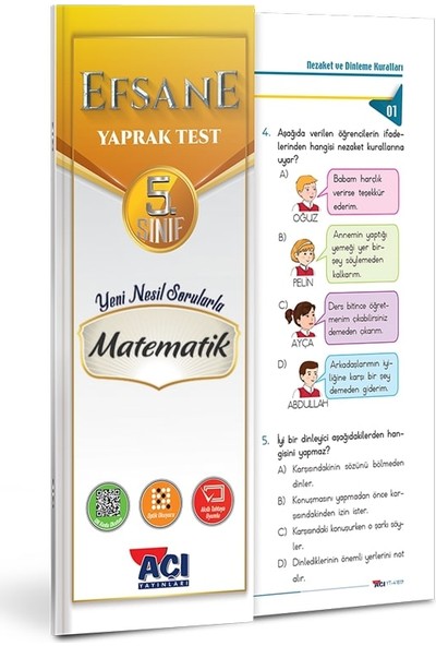 Açı 5. Sınıf Matematik Çek Kopart Yaprak Test Açı 5. Sınıf Matematik Çek Kopart Yaprak Test