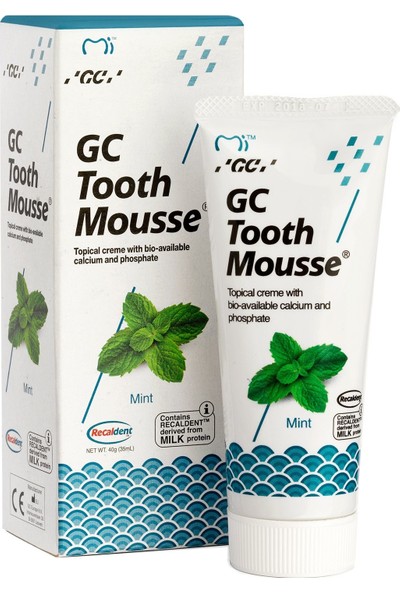 Gc Tooth Mousse Nane Aromalı 40 gr Gc Tooth Mousse Nane Aromalı 40 gr