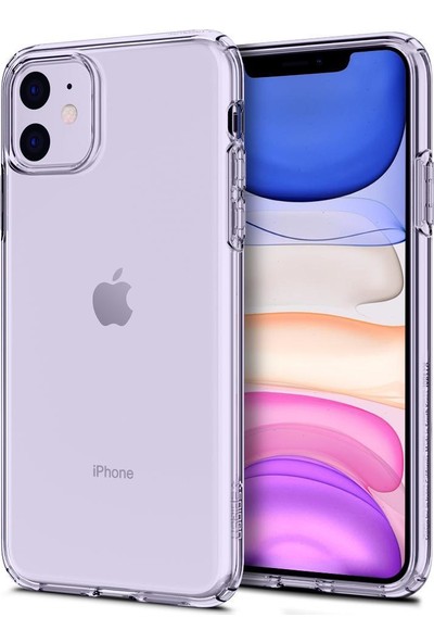 Spigen Apple iPhone 11 Kılıf Liquid Crystal Clear 4 Tarafı Tam Koruma - 076CS27179