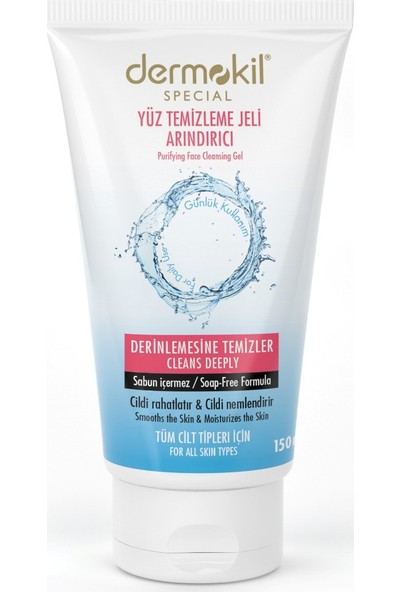 Dermokil Yüz Temizleme Jeli 150 Ml
