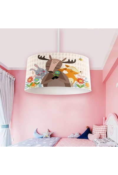 Homessa Sevimli Hayvanlar HÇA2004 Çocuk Odası Sarkıt Avize