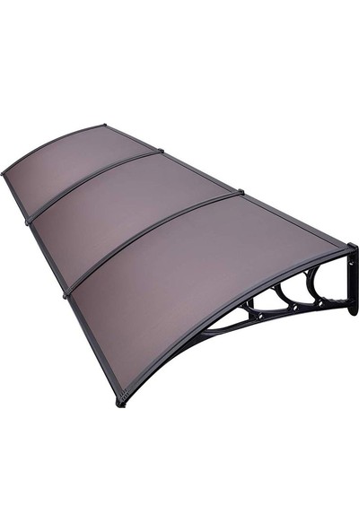 Sislon Kapı Üstü Pratik Sundurma 450 x 100 cm Siyah Sislon Kapı Üstü Pratik Sundurma 450 x 100 cm Siyah