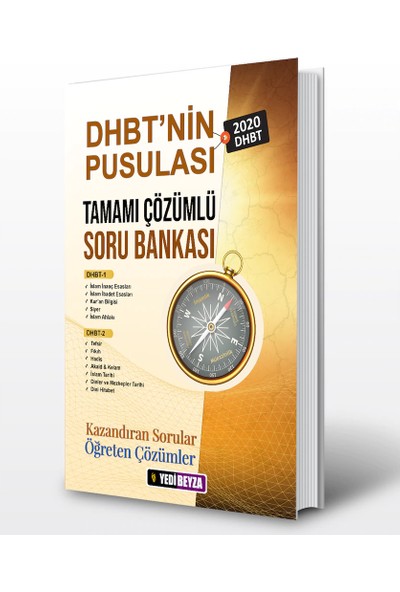 Yedi Beyza Yayınları DHBT'nin Pusulası 2020 Tamamı Çözümlü Soru Bankası Yedi Beyza Yayınları DHBT'nin Pusulası 2020 Tamamı Çözümlü Soru Bankası