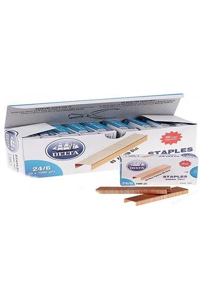 Delta Zımba Teli No: 24 / 6 1 Paket 10.000 Zımba Teli