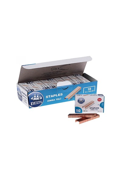Delta Zımba Teli No: 10 1 Paket 10.000 Zımba Teli
