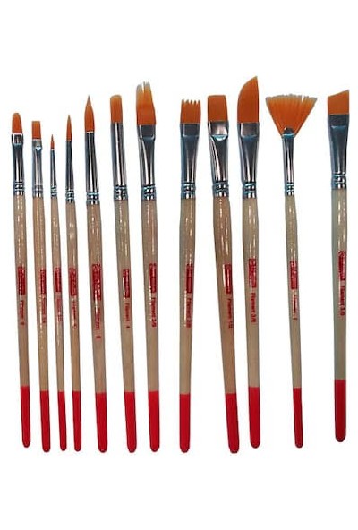 Talens Suluboya Sentetik Fırça Seti 12'li (Karışık Uç) Talens Suluboya Sentetik Fırça Seti 12'li (Karışık Uç)