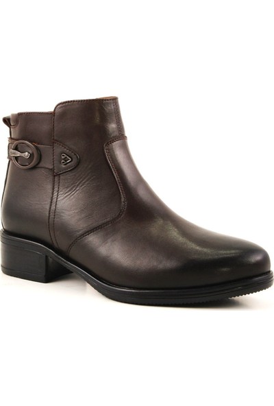 Forelli 25352 Kadın Kahve Deri Comfort Bot