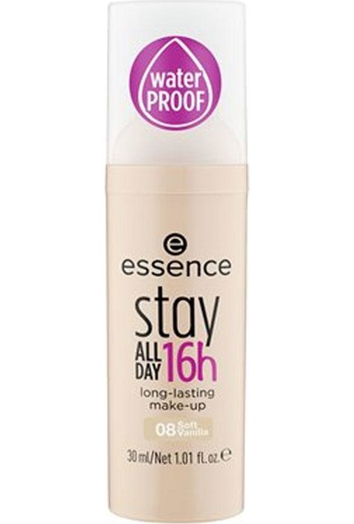 Essence Fondöten Stay All Day 16H Long Lasting Makeup No:08 30ML Essence Fondöten Stay All Day 16H Long Lasting Makeup No:08 30ML