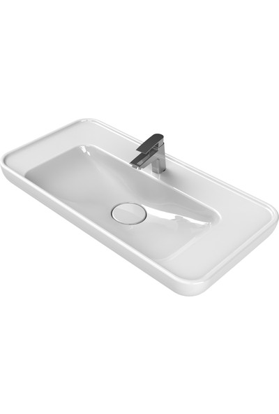 Turkuaz Seramik Lal Lavabo 80 x 42 cm