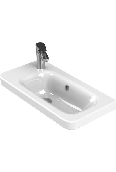 Turkuaz Seramik Cerastyle Noura Etajerli Lavabo 60 x 30 cm