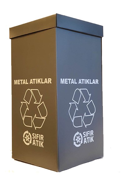 Tuncel Teknik Sıfır Atık Kolisi 70 Litre-Metal Atık Tuncel Teknik Sıfır Atık Kolisi 70 Litre-Metal Atık