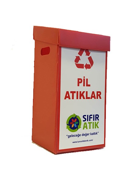 Tuncel Teknik Sıfır Atık Kolisi 30 Litre-Pil Atık Tuncel Teknik Sıfır Atık Kolisi 30 Litre-Pil Atık