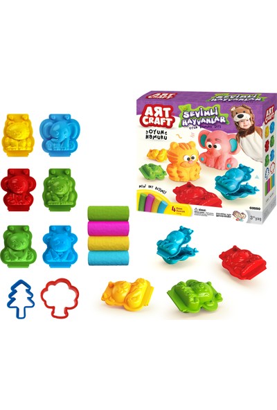 Art Craft 3D Hayvanlar Hamur Set 200 gr