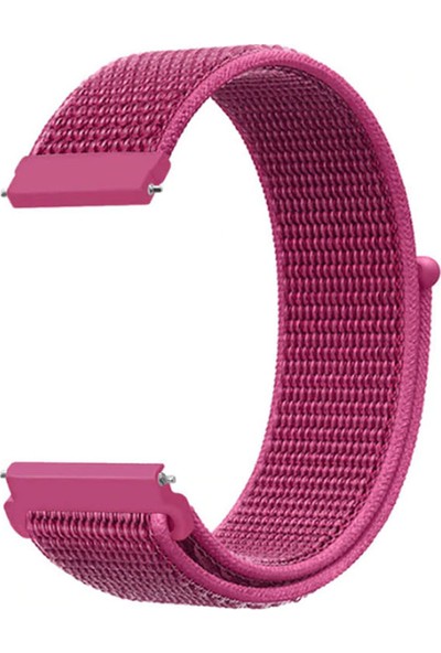 CoverZone Apple iWatch 44 mm Bilekli Kumaş Kayış Kordon Fuşya CoverZone Apple iWatch 44 mm Bilekli Kumaş Kayış Kordon Fuşya