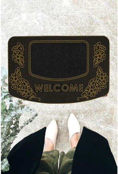 Balat Halı Dekoratif Halılı Kapı Önü Paspası Linea welcome Balat Halı Dekoratif Halılı Kapı Önü Paspası Linea welcome